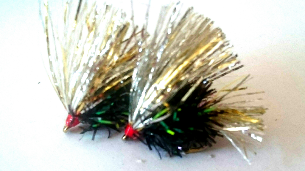 Iain Barr's Fly Fishing Shopping Cart - Olive Straggle Popper Minkies
