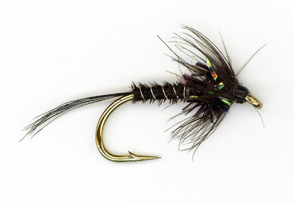 Iain Barr's Fly Fishing Shopping Cart - Black Crystal Cruncher - Black